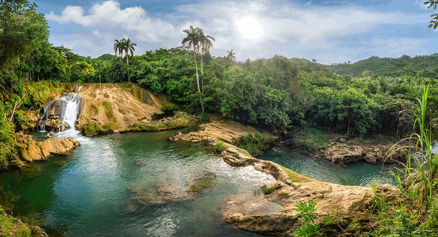 Visite du parc naturel de Topes de Collantes à Cuba